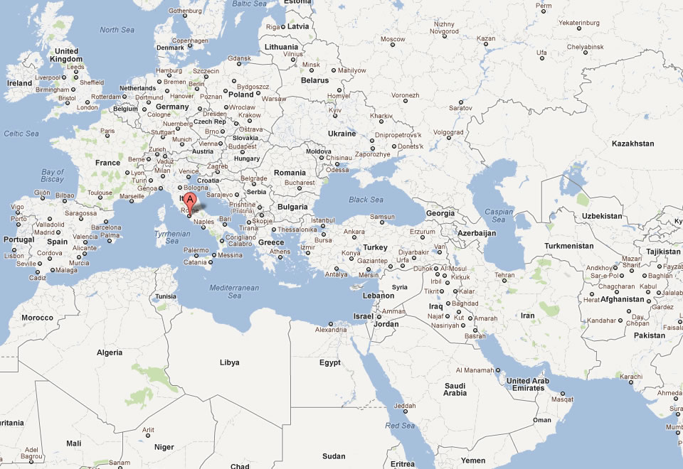 Roma Haritası - İtalya