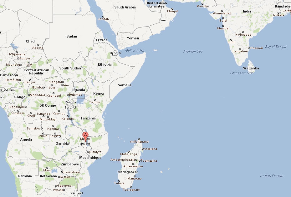 Malavi Haritası ve Malavi Uydu Görüntüleri